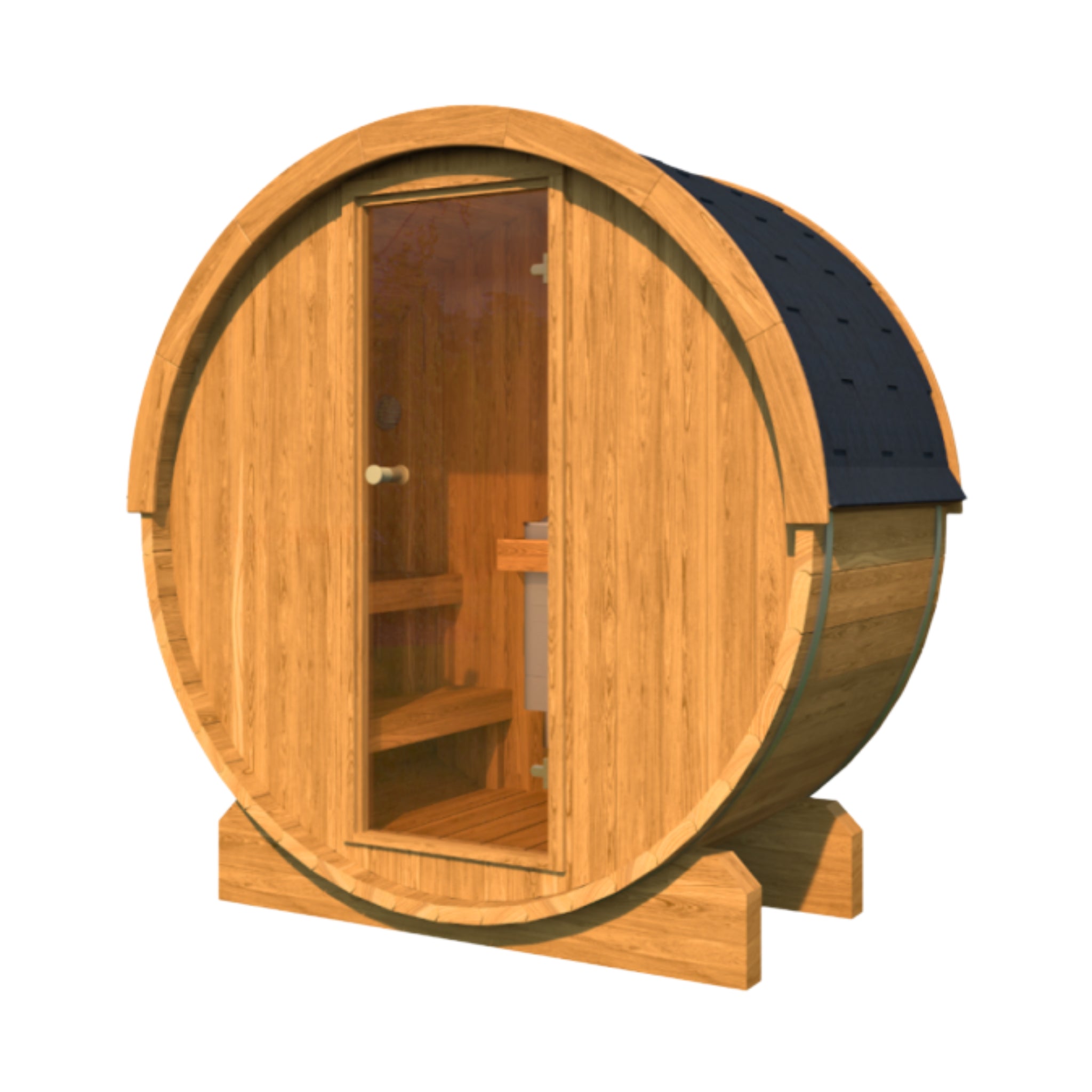 Barrel Sauna Mini 120 - Seats 2 | Soco Saunas